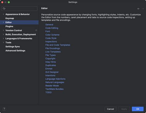 Editor Intellij Idea Documentation