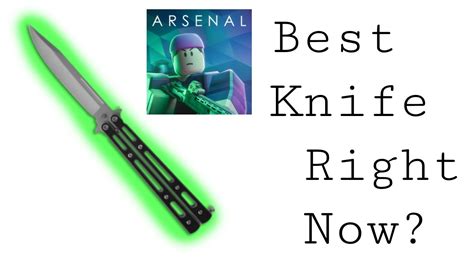 Karambit Versus Balisong Roblox Arsenal Youtube