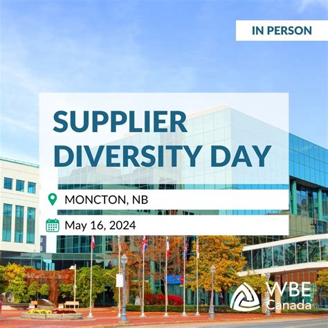 Supplier Diversity Day Moncton Nb Wbe Canada