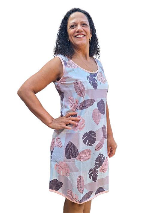 Camisola Regata do P ao GG 100 Algodão Folha Rosê Encontre o seu