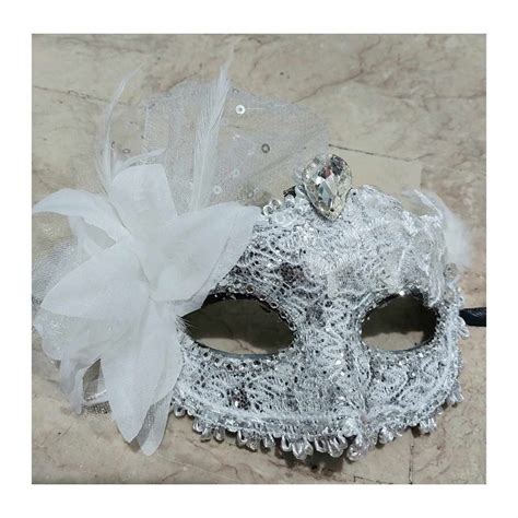 Party Mask Eye Mask Masquerade Mask White Mask Hobbies And Toys