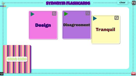 Synonyms Flashcards Coirle