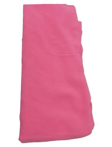 Plain Polyester Fabric Pink At Rs Meter In Surat ID