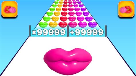 Lip Runner Tiktok Game Mobile Video All Levels Walkthrough Gameplay Max
