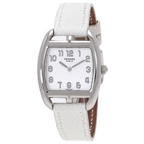 Hermes Cape Cod Quartz White Dial Ladies Watch Ct1210130ubc