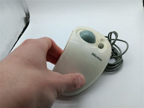 Microsoft Intellimouse Trackball Mouse Serial Ps 2 Compatible Etsy