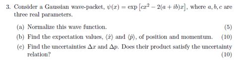 normalize the gaussian wave packet