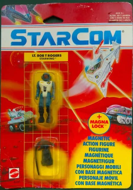 Exclusivo Europeo Starcom Starwing Teniente Bob Rogers 6141 Mattel 1990