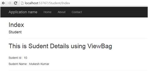 Passing Data In Asp Net Mvc Application