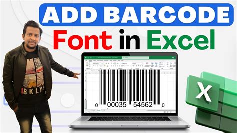 How To Add Barcode Font In Excel How To Create Barcode In Excel How To Install Barcode Font