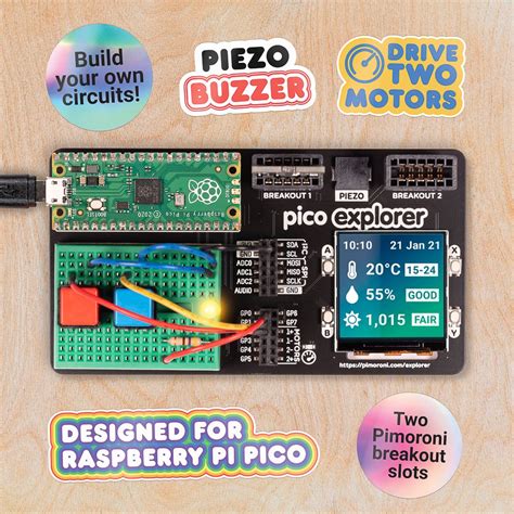 Pico Explorer Base Elmwood Electronics