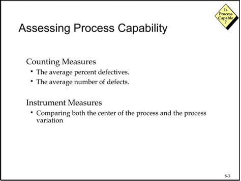Basics Of Process Capability PPT Technology Computing