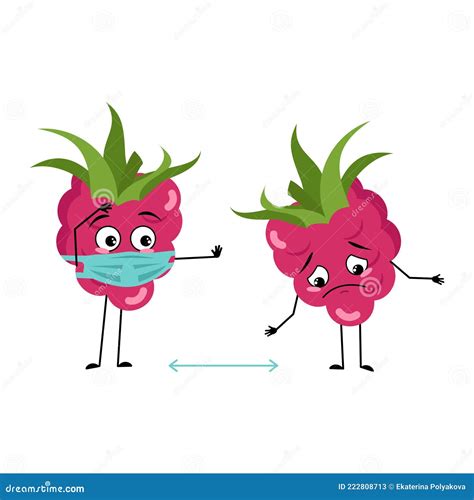Cute Raspberry Emoticon Cartoon Vector 117593387