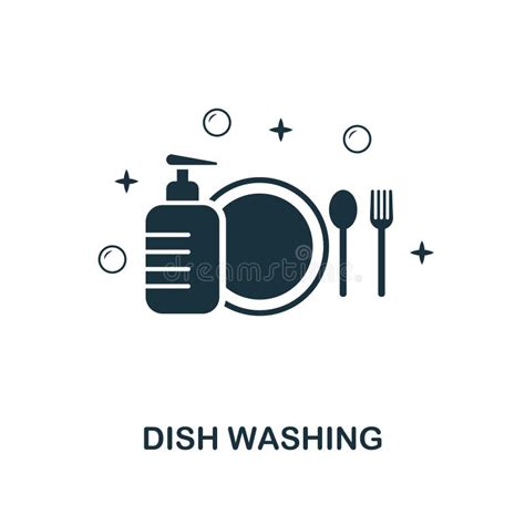 Dish Washing Icon Line Style Icon Design From Cleaning Icon Collection