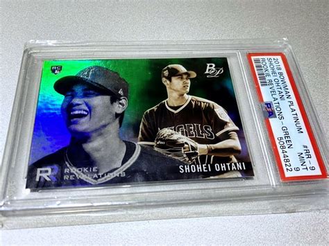 Yahooオークション 1円〜 【99枚限定 Psa9】大谷翔平 Bowman Platin