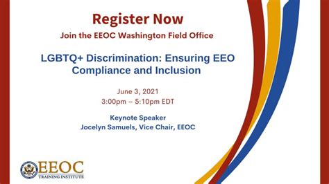 Eeoc On Linkedin Join The Eeoc Washington Field Office And Keynote