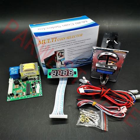 110v 220v Jy 16 Coin Operated Timer Control Board With Programmable Multi Coin Acceptors For