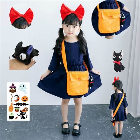 【楽天市場】クリスマス衣装 2022 子供 魔女っこ宅急便 6点 セット フルセット 120 130 140 150 コスプレ 女の子 キキ