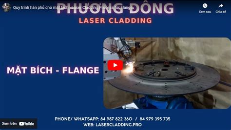 Laser Cladding Process For Flange Laser Cladding