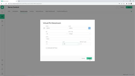 My Creative Engineering Iot Based Servo Motor Control Using Blynk Apps