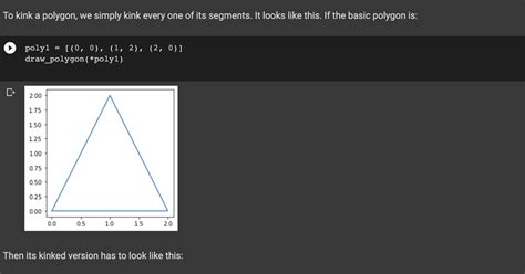 Solved To Kink A Polygon We Simply Kink Every One Of Its Chegg Com