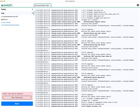 Error When Running The Examples On MacOS Software Support Natural Capital Project Online