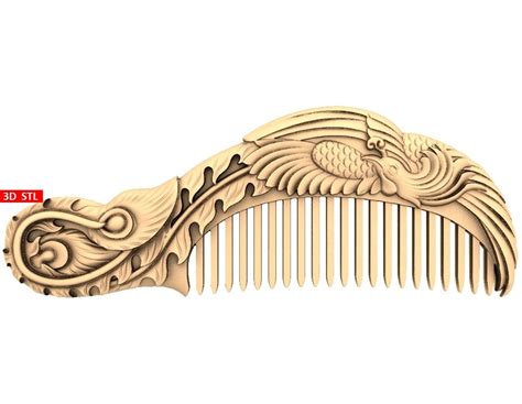 Comb Stl File Stl Model 3d Stl 3d Printer 3d Relief Cnc Etsy