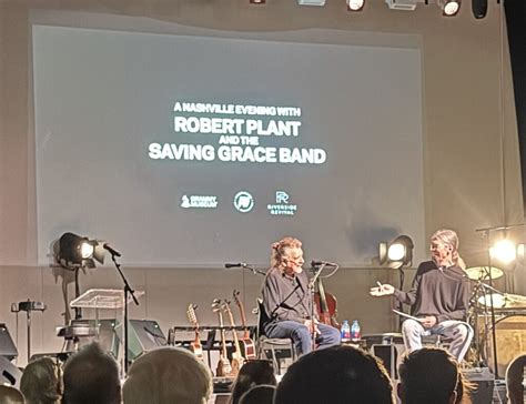A Nashville Evening With Robert Plant And The Saving Grace Band