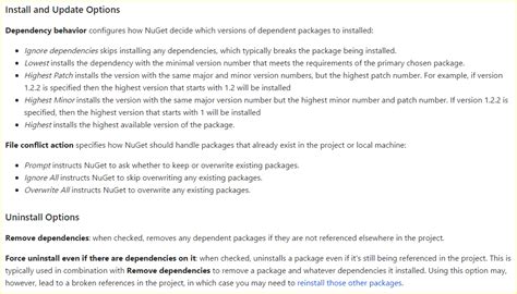 NuGet JetBrains Rider Documentation