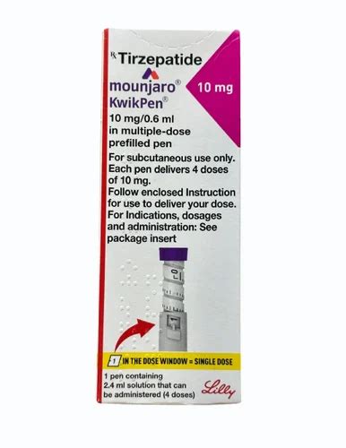 Tirzepatide 10mg Kwikpen Injection At ₹ 18500vial Mounjaro In Surat
