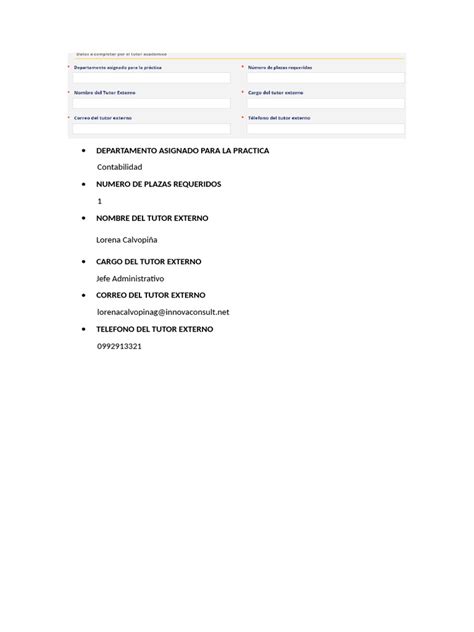 Completar Para Practium Pdf