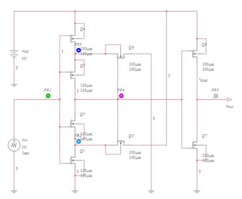 NAND Gate Multisim Live