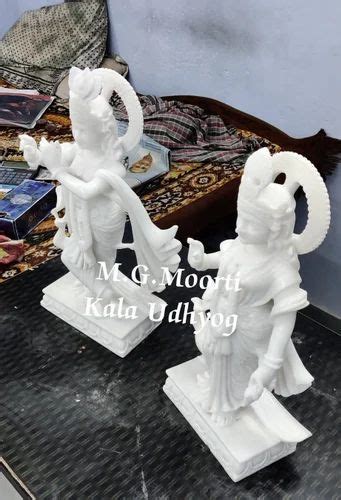 White Marble Radha Krishna Statues Home At Rs 25000 In Alwar Id