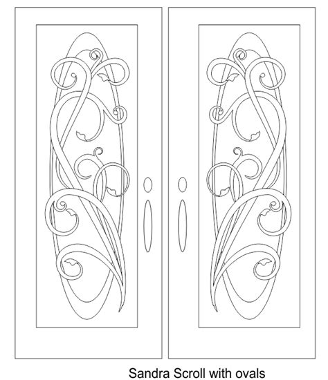 Traditional Etched Glass Etched Glass Doors Florida