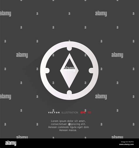 Compass Web Icon Stock Vector Image And Art Alamy