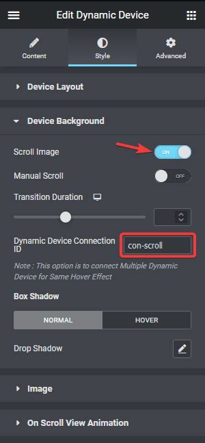 How To Connect Multiple Scrolling Device Mockups In Elementor The
