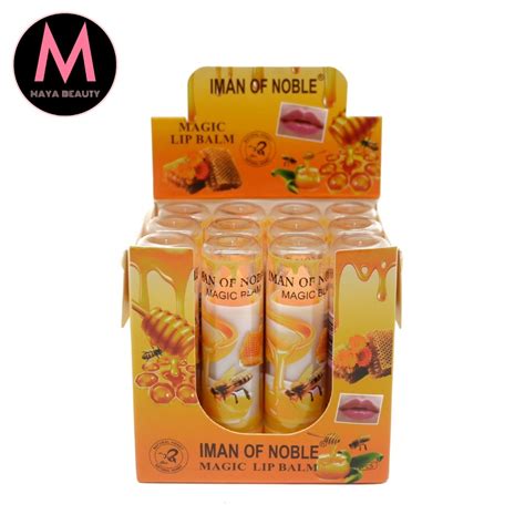 ยกกล่อง Honey Magic Lip Balm ลิปบาล์มเปลี่ยนสี บำรุงริมฝีปากชุ่มชื้น