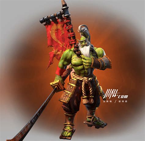 jiifll 2020 56 魔兽争霸三重制版 经典对战游戏 RPG 3D角色设定 游戏英雄皮肤 召唤师 战士 法师 兽人 暴雪 新版 冰封
