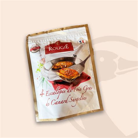 Frozen Slices Of Raw Duck Foie Gras Foie Gras De Canard Cru Escalope