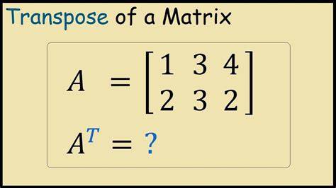 Master Matrix Transpose In C Code And Guide