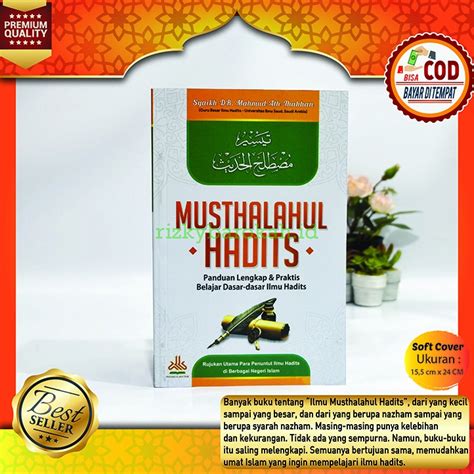 Jual Buku Musthalahul Hadits Panduan Lengkap Dan Praktis Belajar Dasar