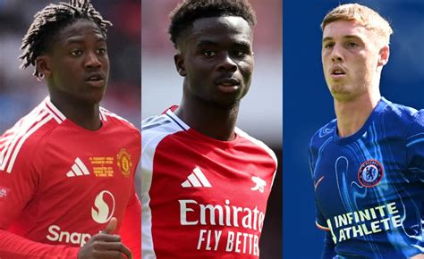 Bukayo Saka And Cole Palmer Joined By Manchester United Duo In Pfa