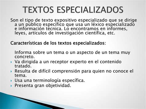 PPT LOS TEXTOS EXPOSITIVOS PowerPoint Presentation ID 587478