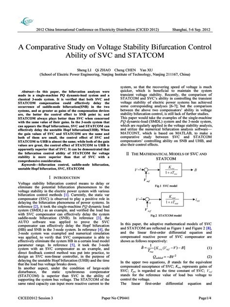 A Comparative Study On Voltage Stability Bifurcation Control Ability