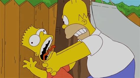 Ay Caramba Homer Simpson Stops Throttling Bart