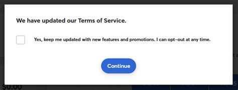 We Ve Updated Our Terms Of Service But We Re Not Going To Show Them To