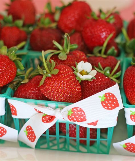Address To Impress Hand Picked Sweetest Strawberry Party