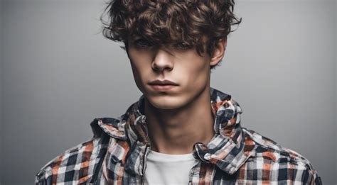 Premium Photo Portrait Of A Pretty Man Portrait Of A Fashion Boy