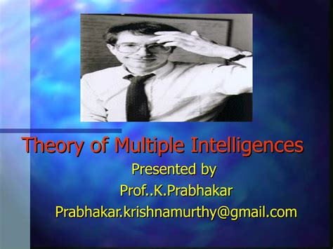 Theory Of Multiple Intelligences Ppt