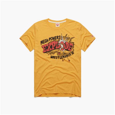Mega Powers Explode Retro Wwe T Shirt Homage